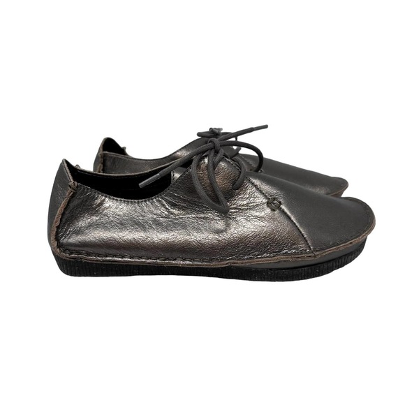 Clarks | Shoes | New Clarks Janey Mae Metallic Comfort Shoes Sample ...